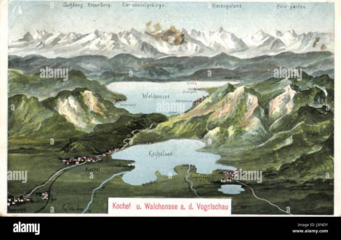 Felle Kochelsee Walchensee Stock Photo - Alamy