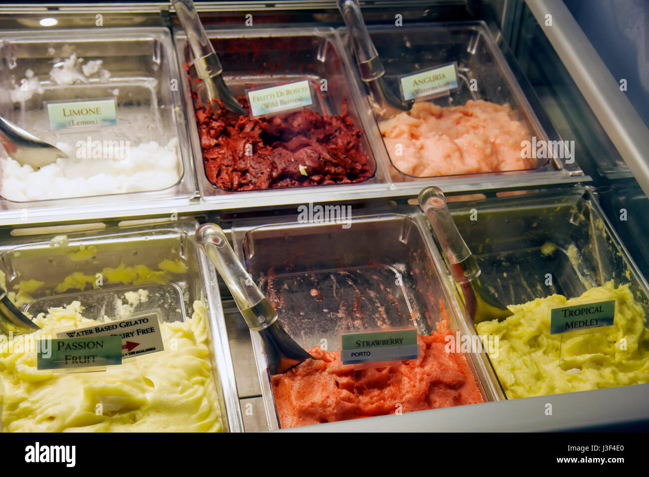 Miami Beach Florida,gelato,ice cream,flavors,trays,colors,treat,sweet ...