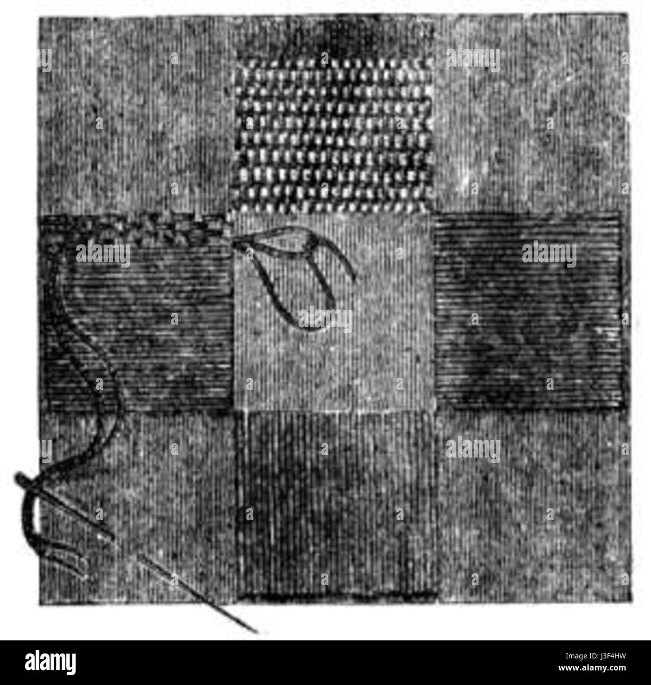 This drawing illustrates a figure (likely a patch or segment) and its ...