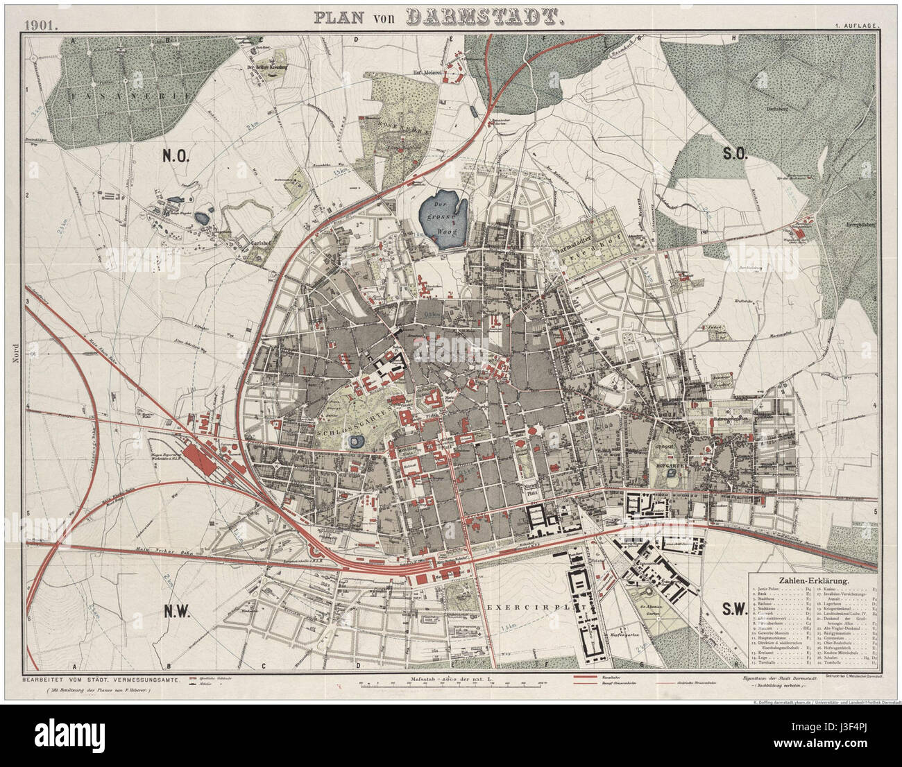 The 1901 plan gross refers to the gross urban plan created in 1901 ...