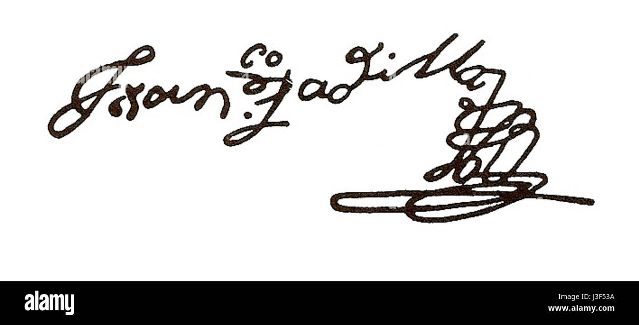 Francisco Padilla signature 2012 000 Stock Photo - Alamy