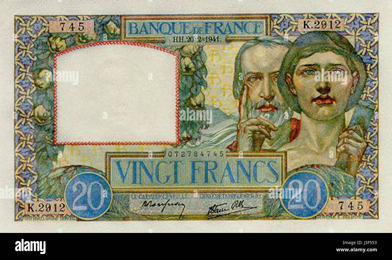 20 francs hi-res stock photography and images - Alamy