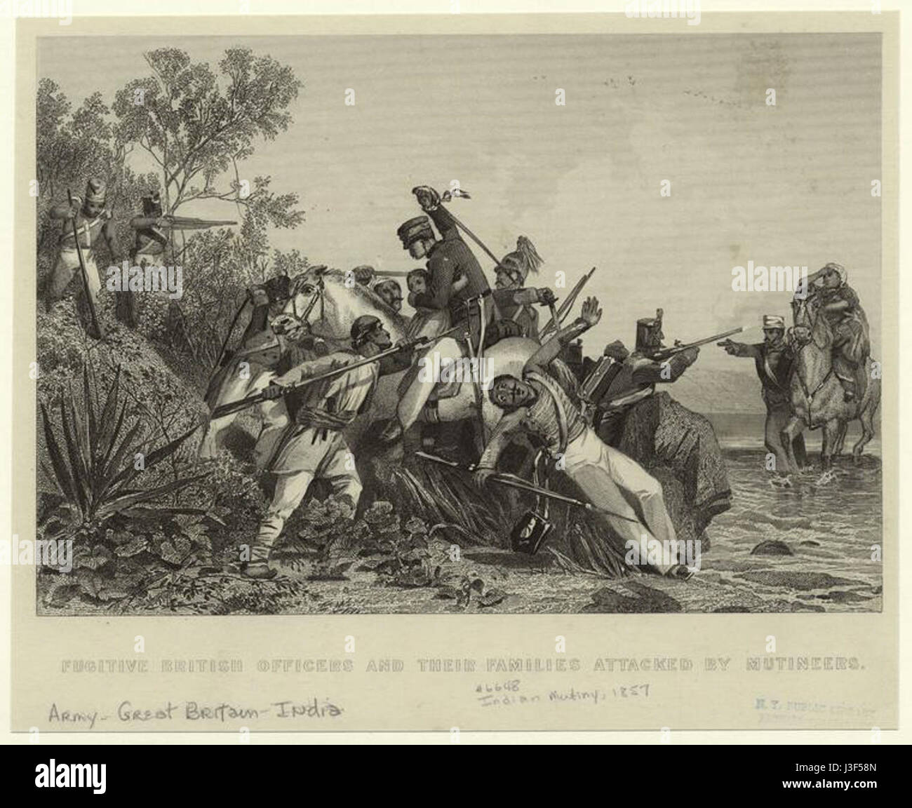 This event refers to the 1857 Indian Rebellion, where British officers ...