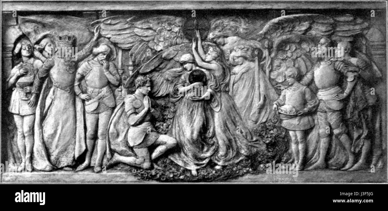 Frances Darlington's artwork 'Sir Perceval and Grail' likely depicts ...