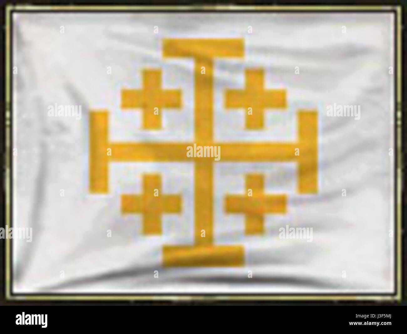 The Flag of the Kingdom of Jerusalem was a symbol used during the ...