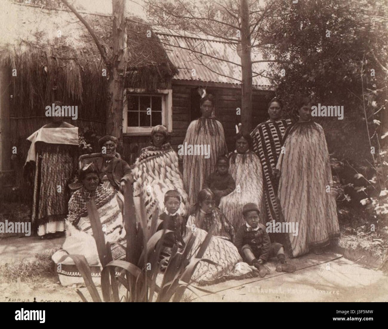 Famille Maori is a French art piece created in 1998, likely depicting a ...