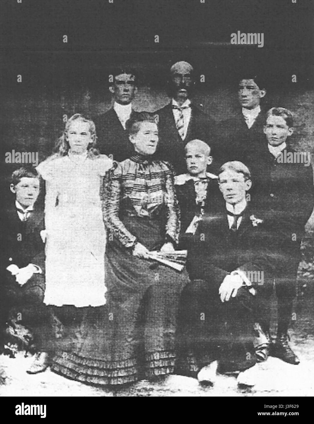A portrait of the Amand Landry family, showcasing the familial ...