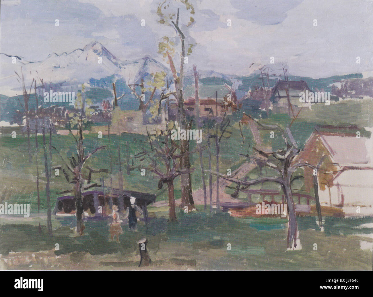 Felix Esterl's painting 'Landschaft bei Lind Sternberg I' from 1931 ...