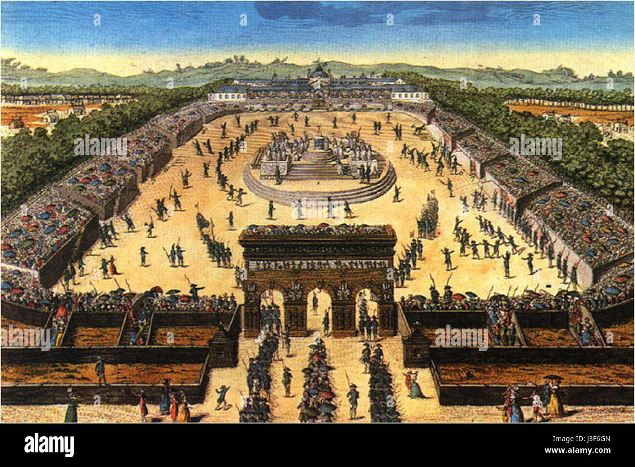 The FÃªte de la FÃ©dÃ©ration, held in 1790, was a key event during the ...