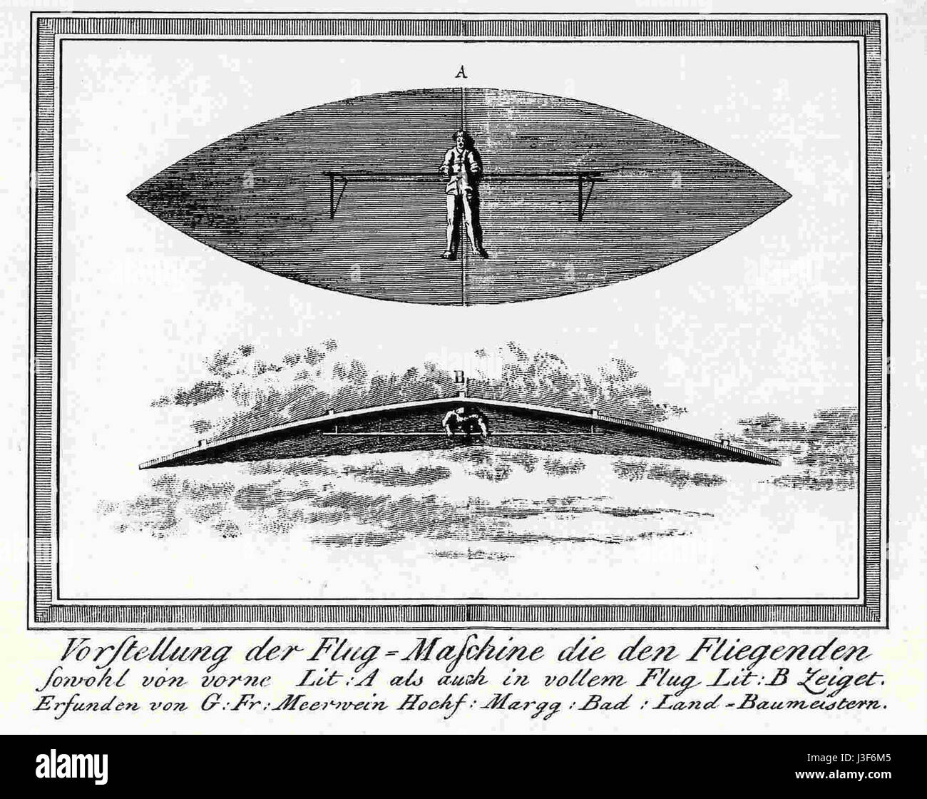 Timeline of aviation in the 19th century hi-res stock photography and ...