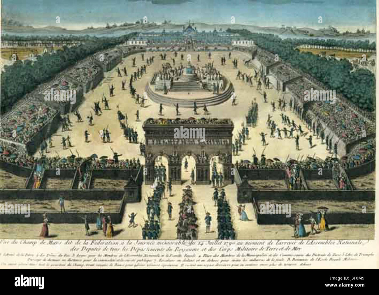 The Festival of the Federation, celebrated on July 14, 1790 ...