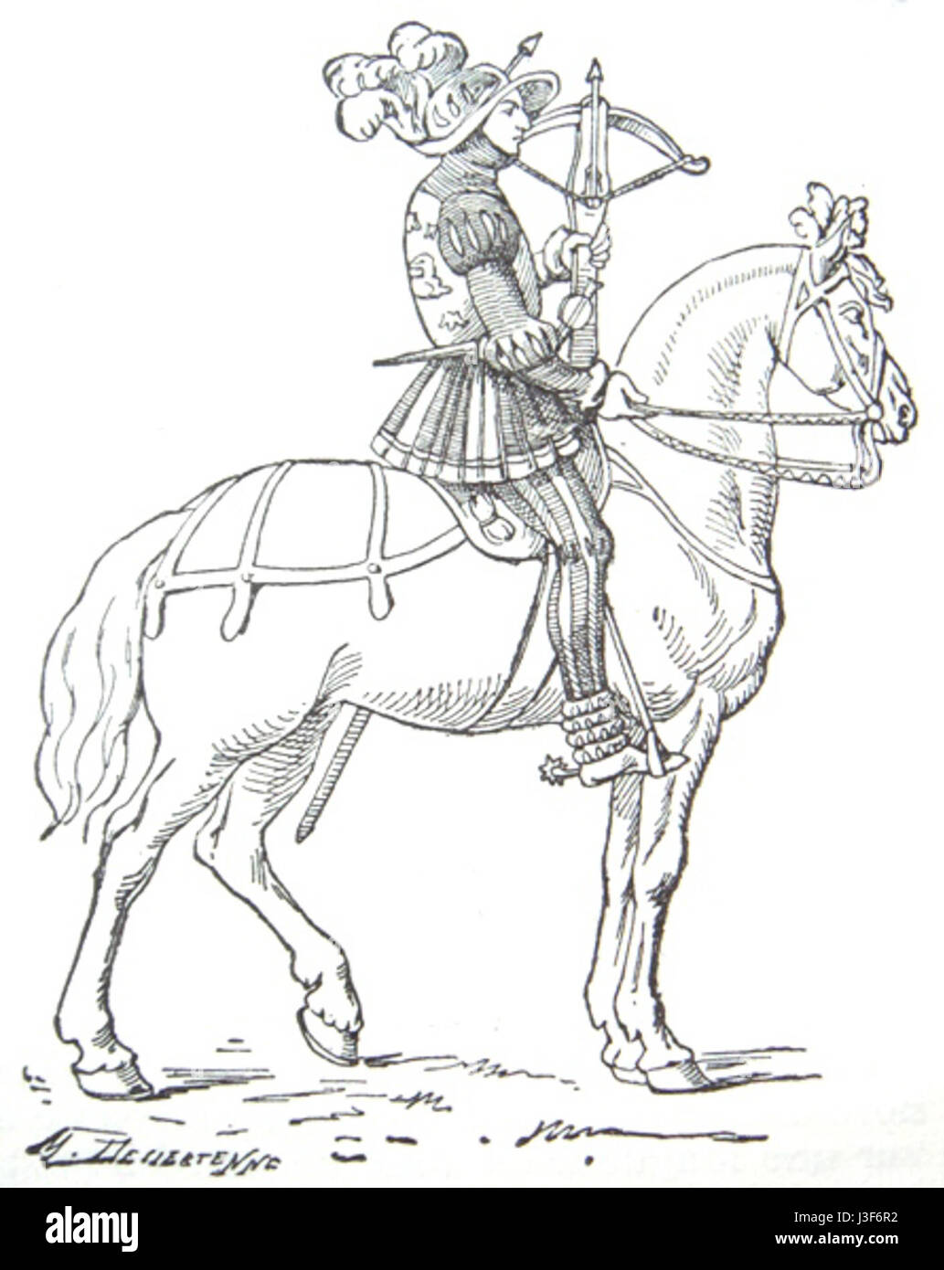 The French Mounted Crossbowman is a depiction of medieval soldiers who ...