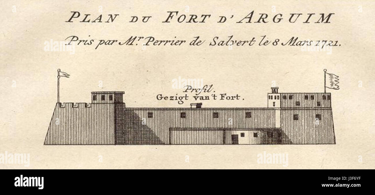 The Fort of Arguin, built in 1721, was a French colonial military ...