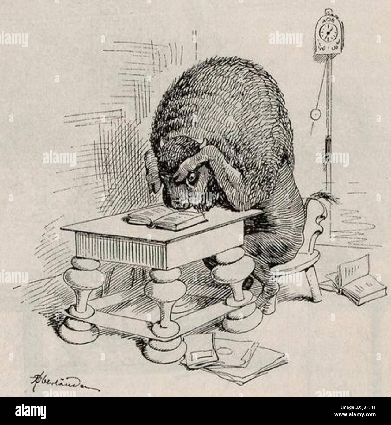 *Fliegende Blaetter* is a German satirical magazine from the 19th ...