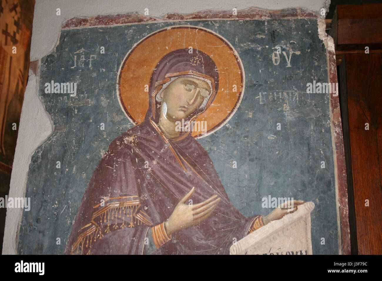 The frescos in St. Nikita Church in Banjani are significant examples of ...