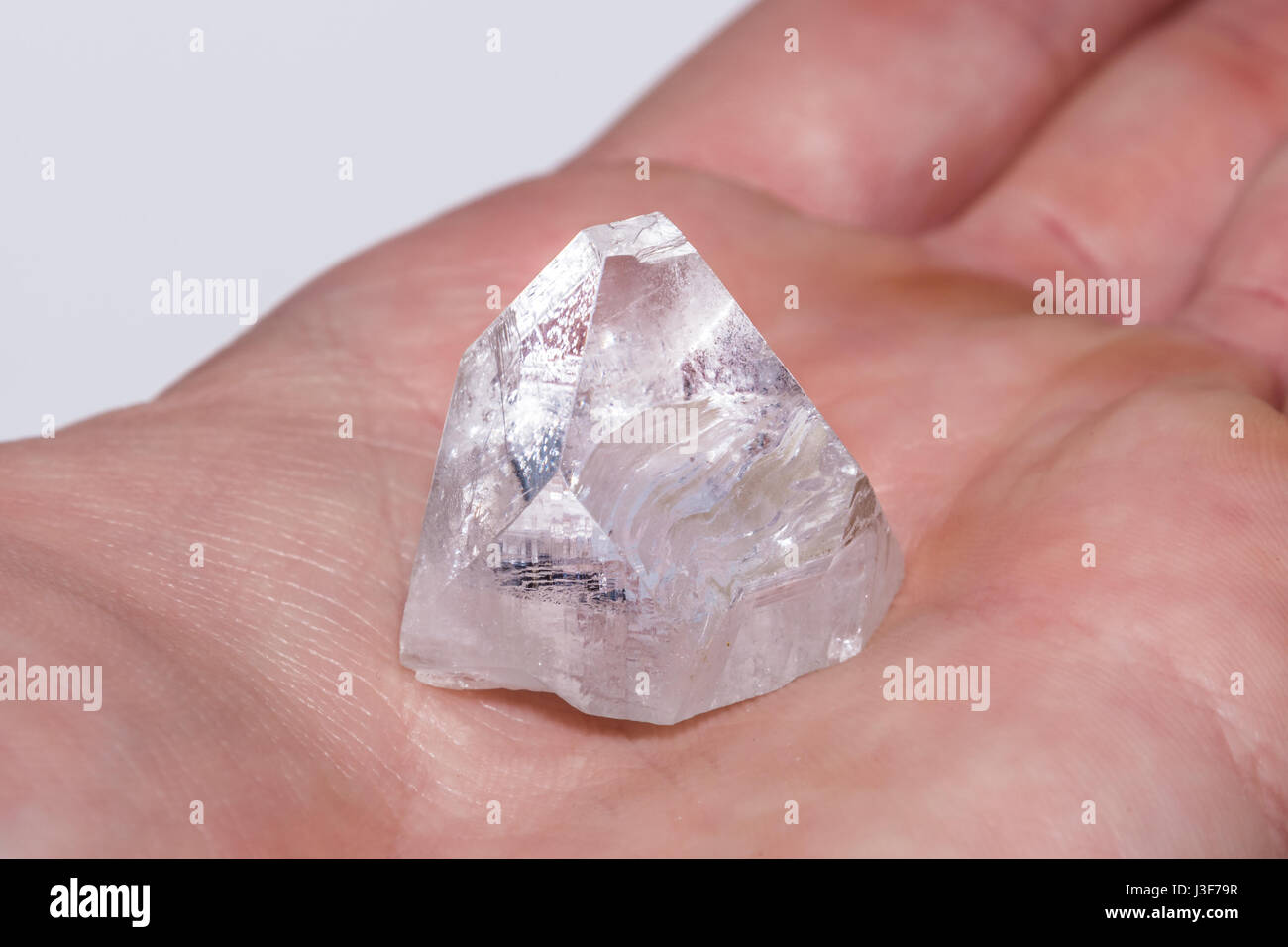 White clear crystal diamond gemstone gem jewel mineral precious Stock ...