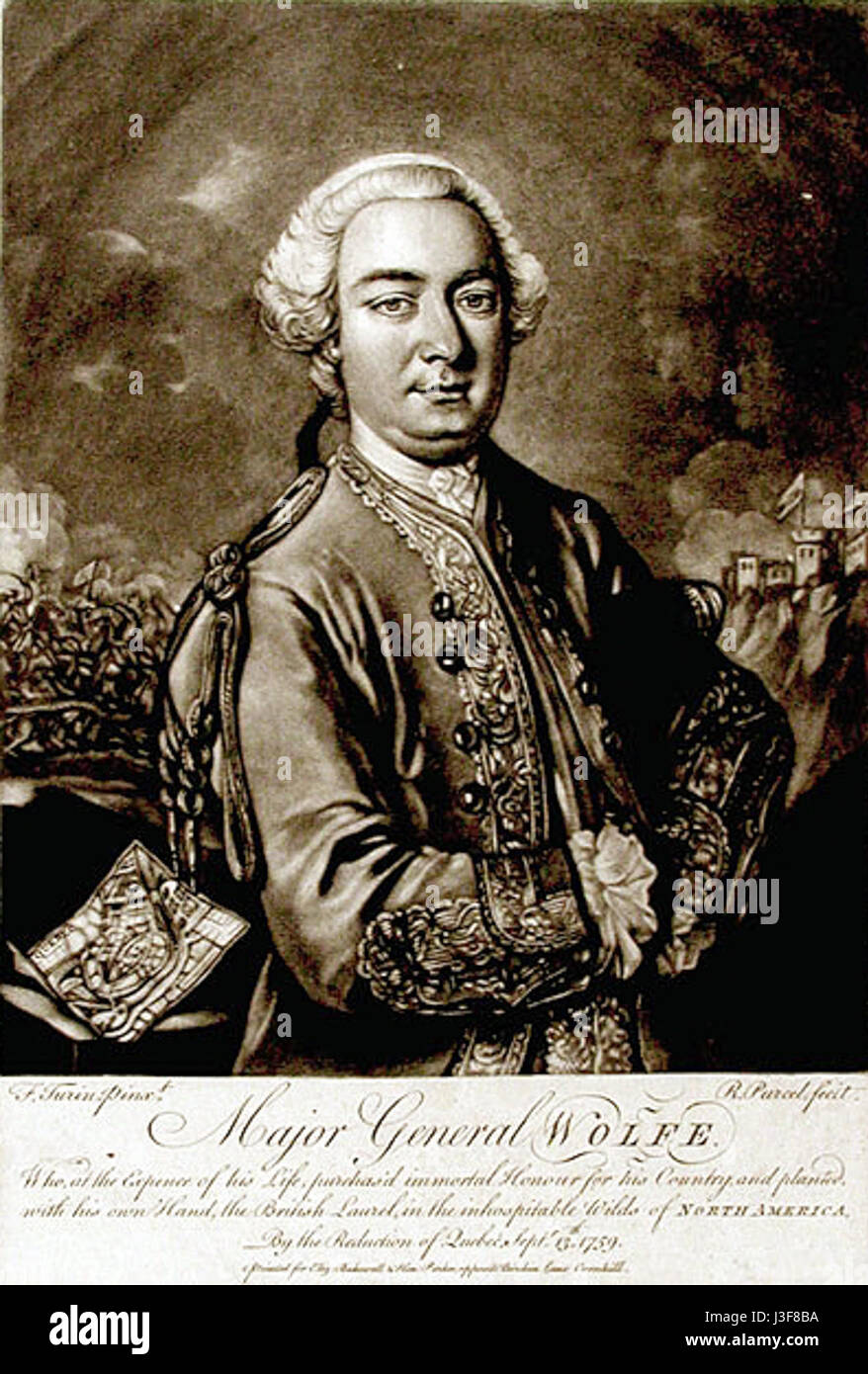 General james wolfe Stock Photo - Alamy