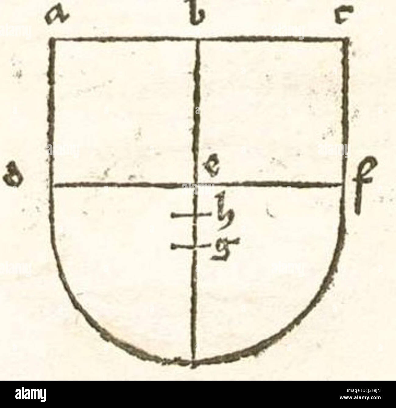 This image shows a detailed portion from 'Geometria Deutsch 13,' a work ...