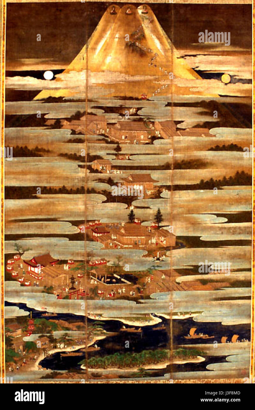 Fuji Mandara refers to a traditional Japanese painting or artwork ...