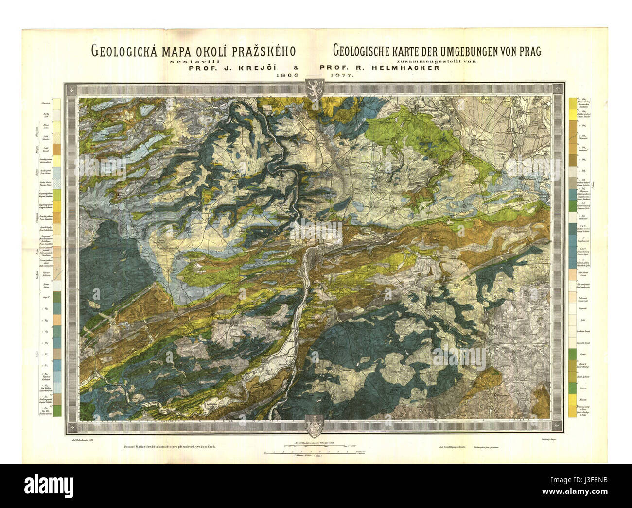 Prague map hi-res stock photography and images - Alamy