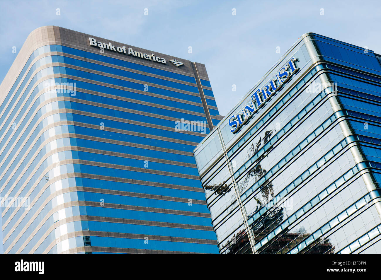 Miami Florida,Brickell District,Brickell Avenue,competing banks,office ...