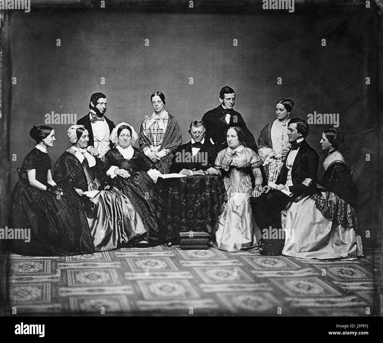 This family portrait, created around 1848 by John A. Whipple, is a ...