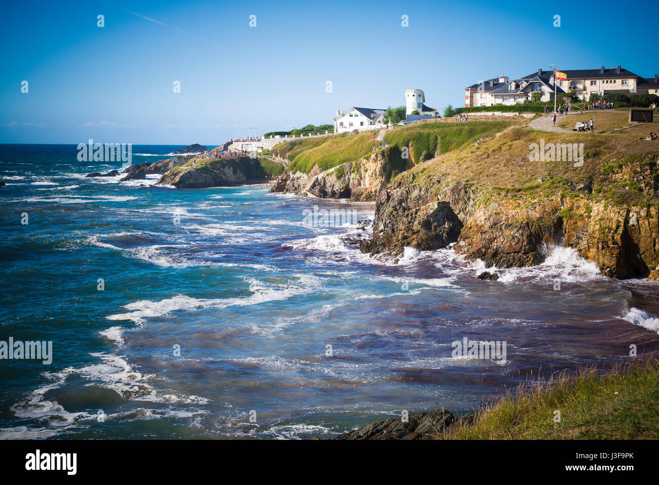 Tapia de Casariego. Principality of Asturias, Spain, Europa Stock Photo ...