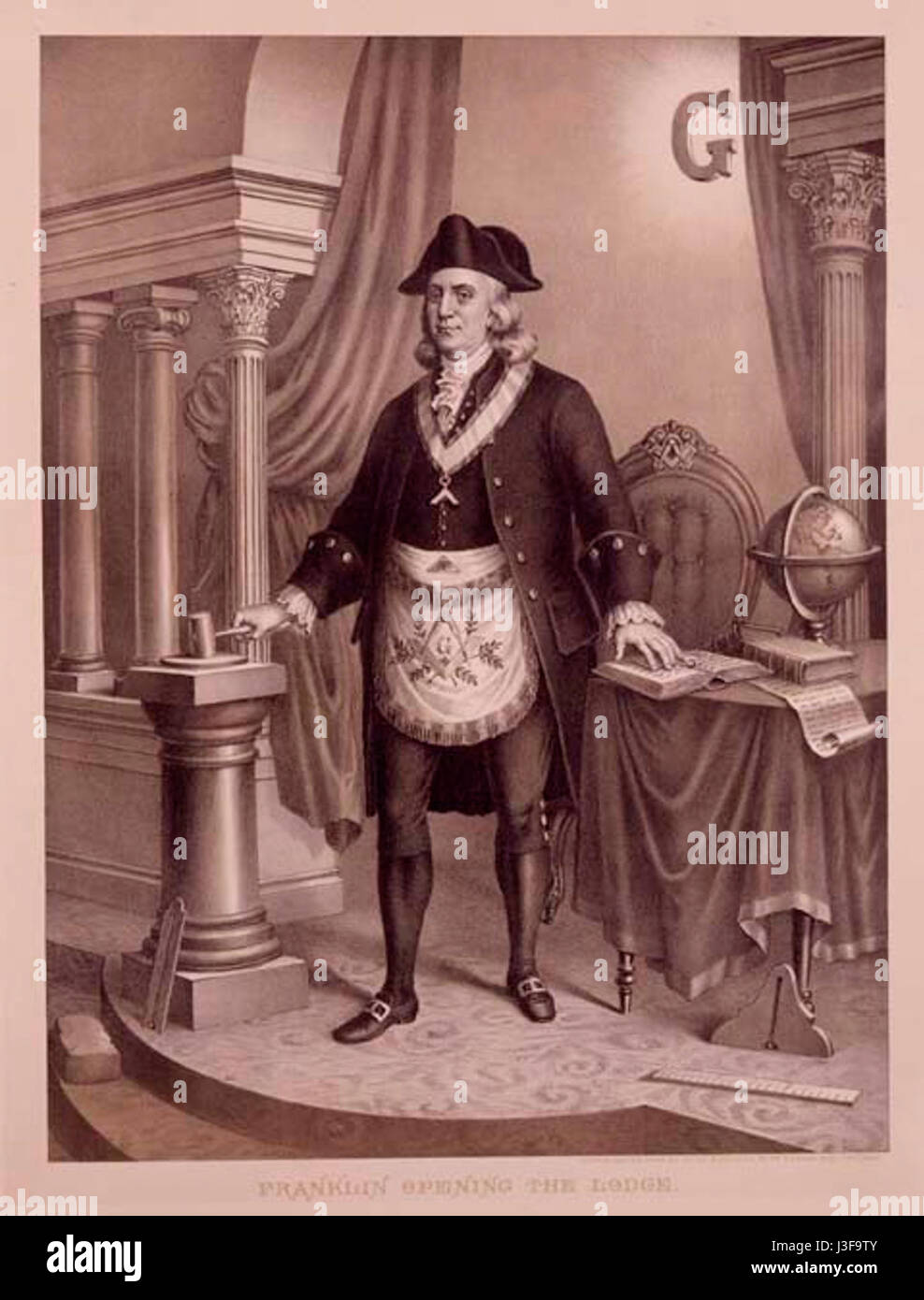 Benjamin Franklin, one of the Founding Fathers of the United States ...