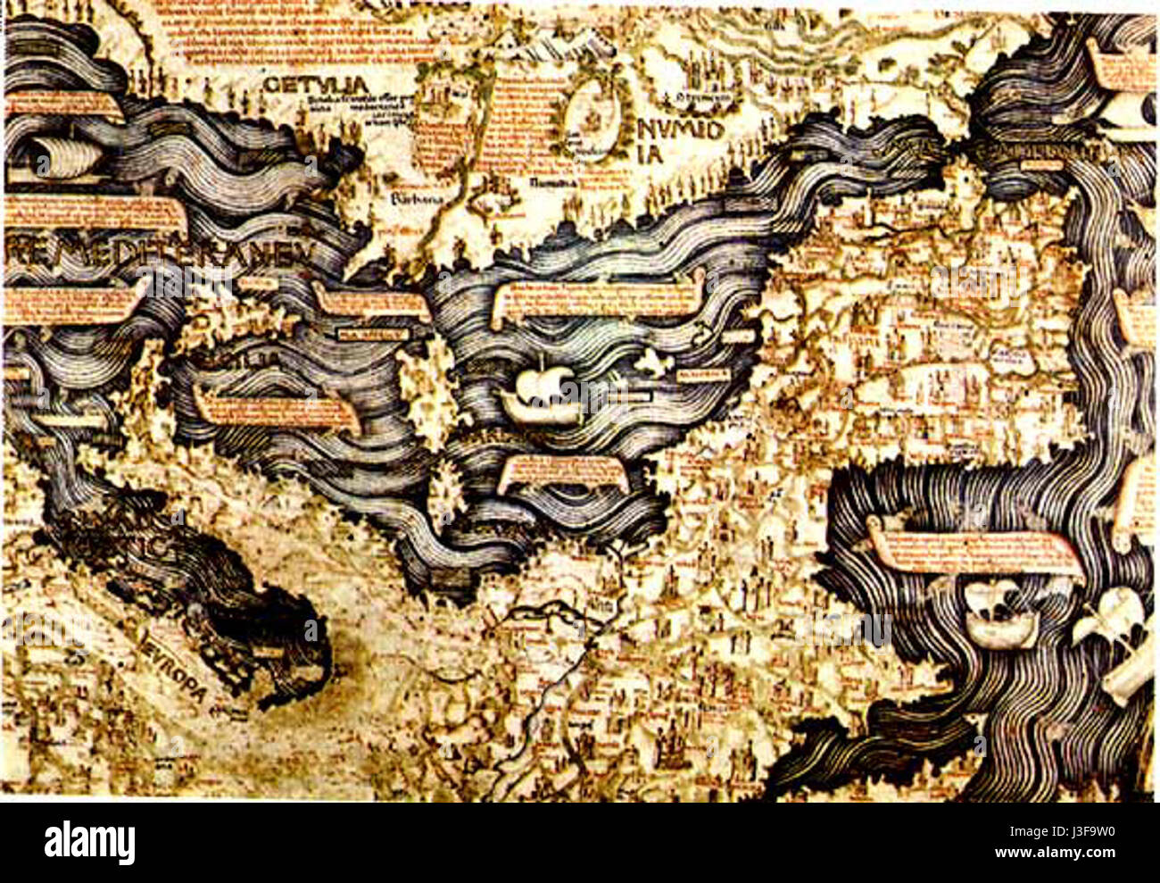 Medieval europe map 15th century hi-res stock photography and images ...