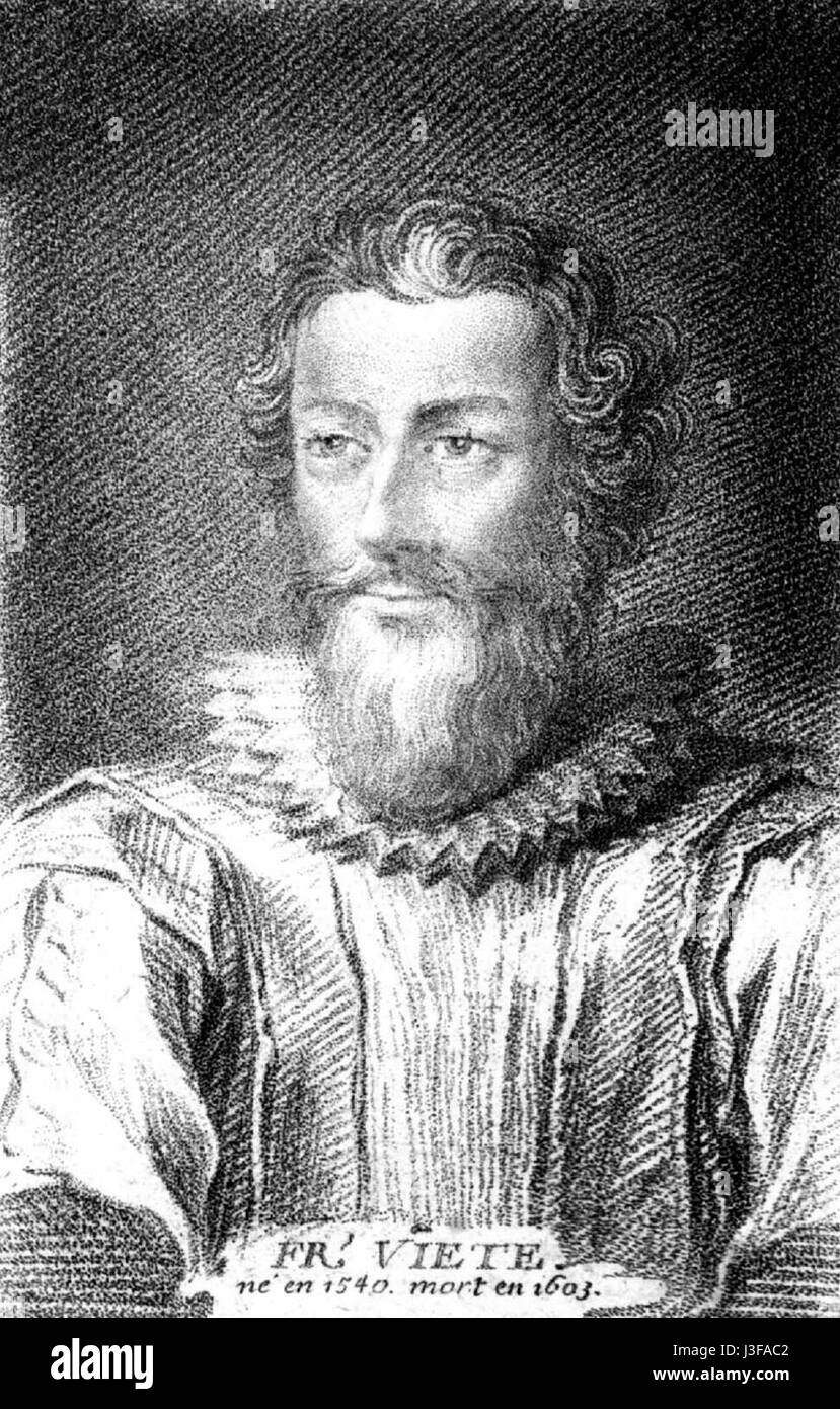FranÃ§ois Viete was a French mathematician in the 16th century, known ...