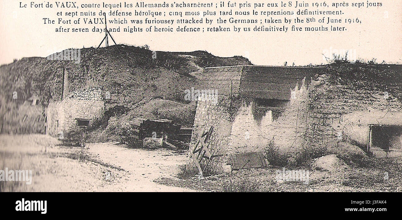 Fort de Vaux is a historic military fortification located in France ...