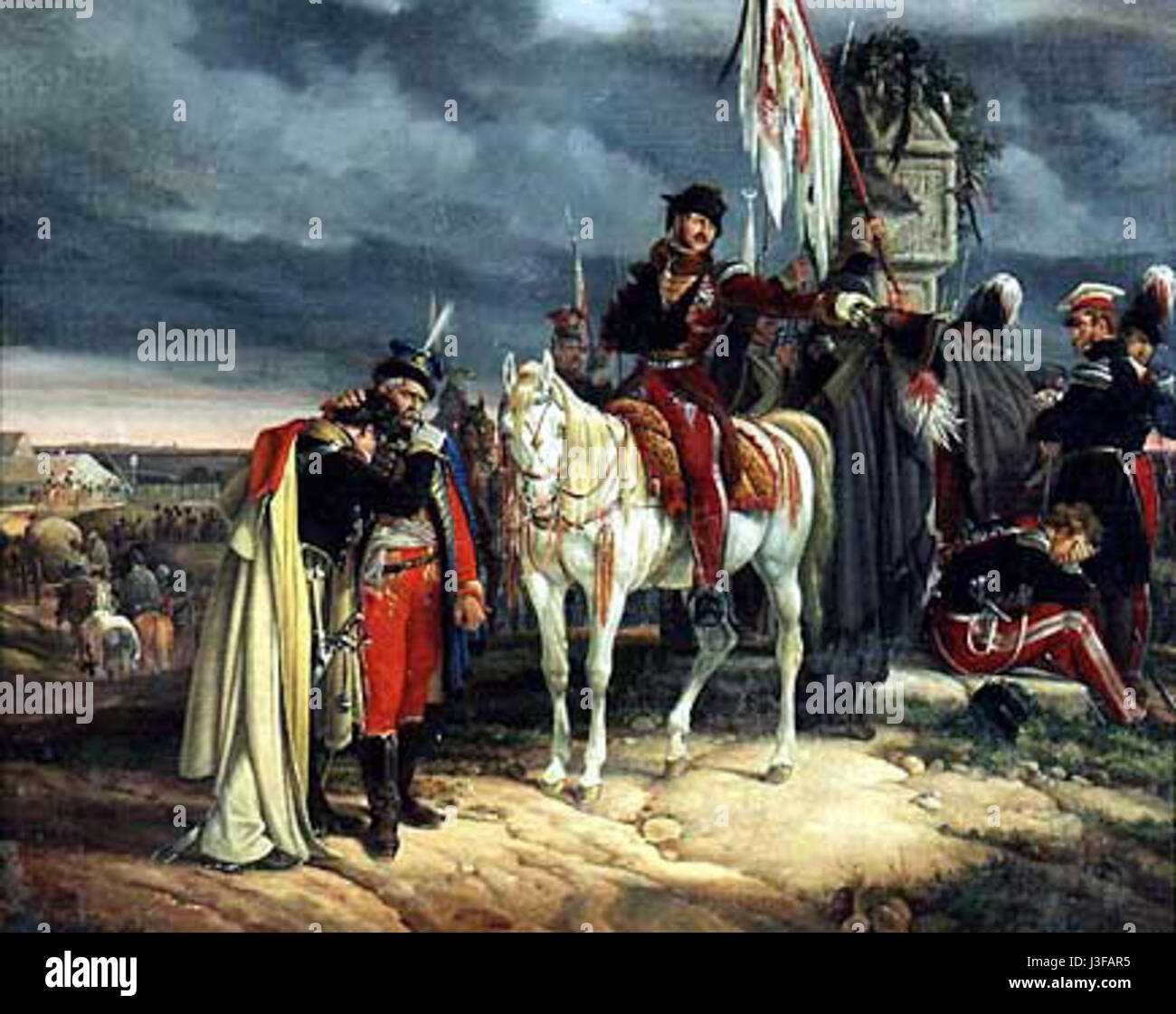 A depiction or historical record of the events surrounding the 1831 ...