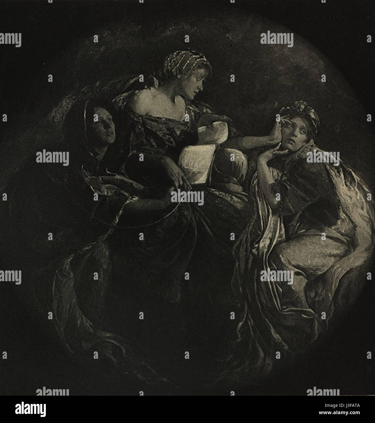 Felix Benedict Herzog The Tale of Isolde 1905 Stock Photo - Alamy