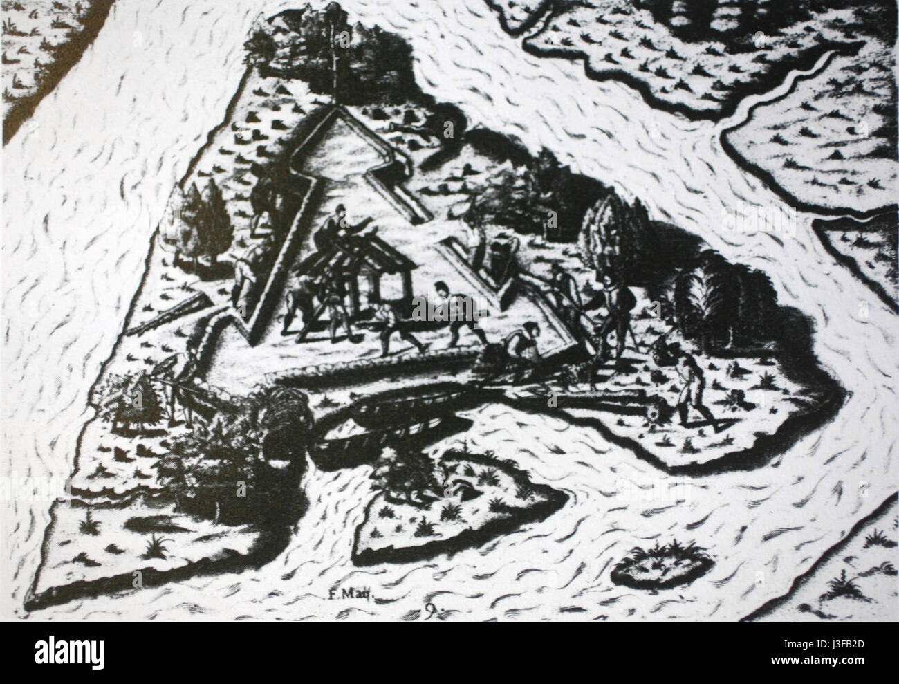 Settlers america 1500s hi-res stock photography and images - Alamy