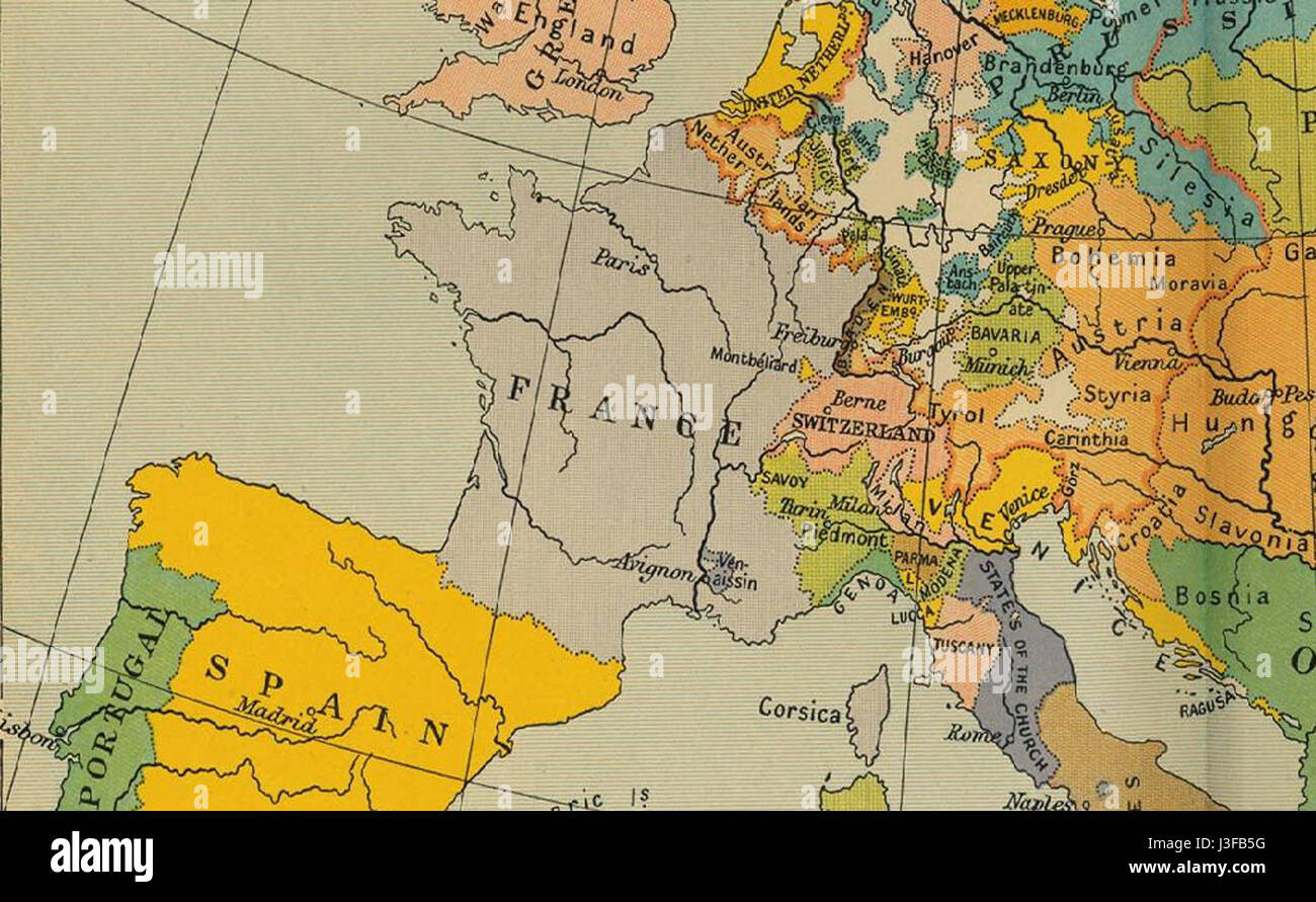 France in 1792 Stock Photo - Alamy