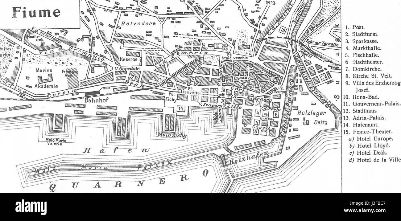Fiume, now Rijeka in Croatia, was a significant location in the early ...