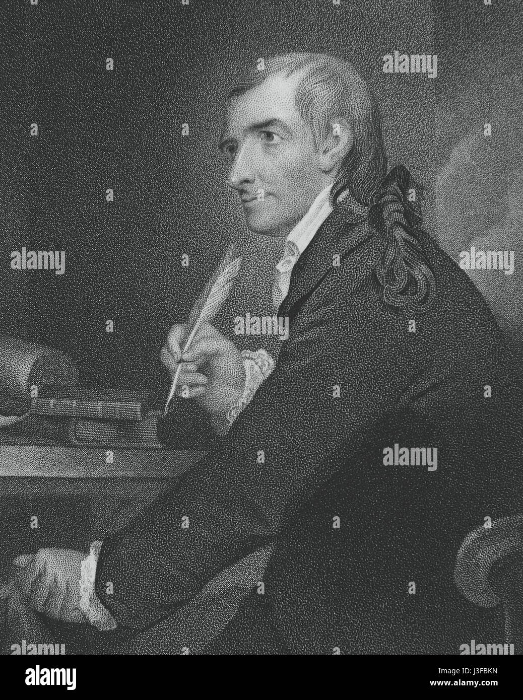 This engraving is attributed to Francis Hopkinson, an American artist ...