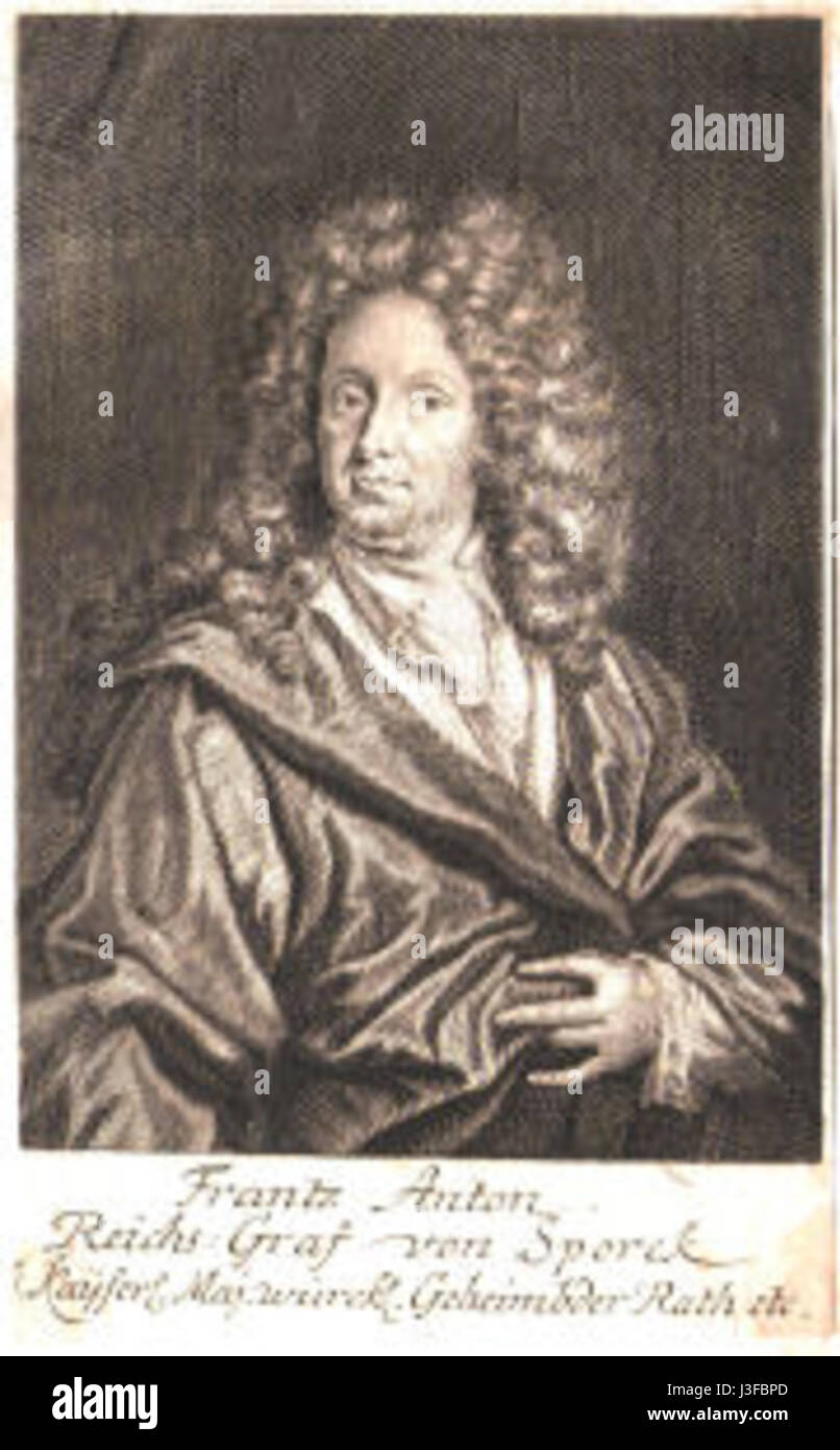 Franz Anton Sporck Stock Photo - Alamy