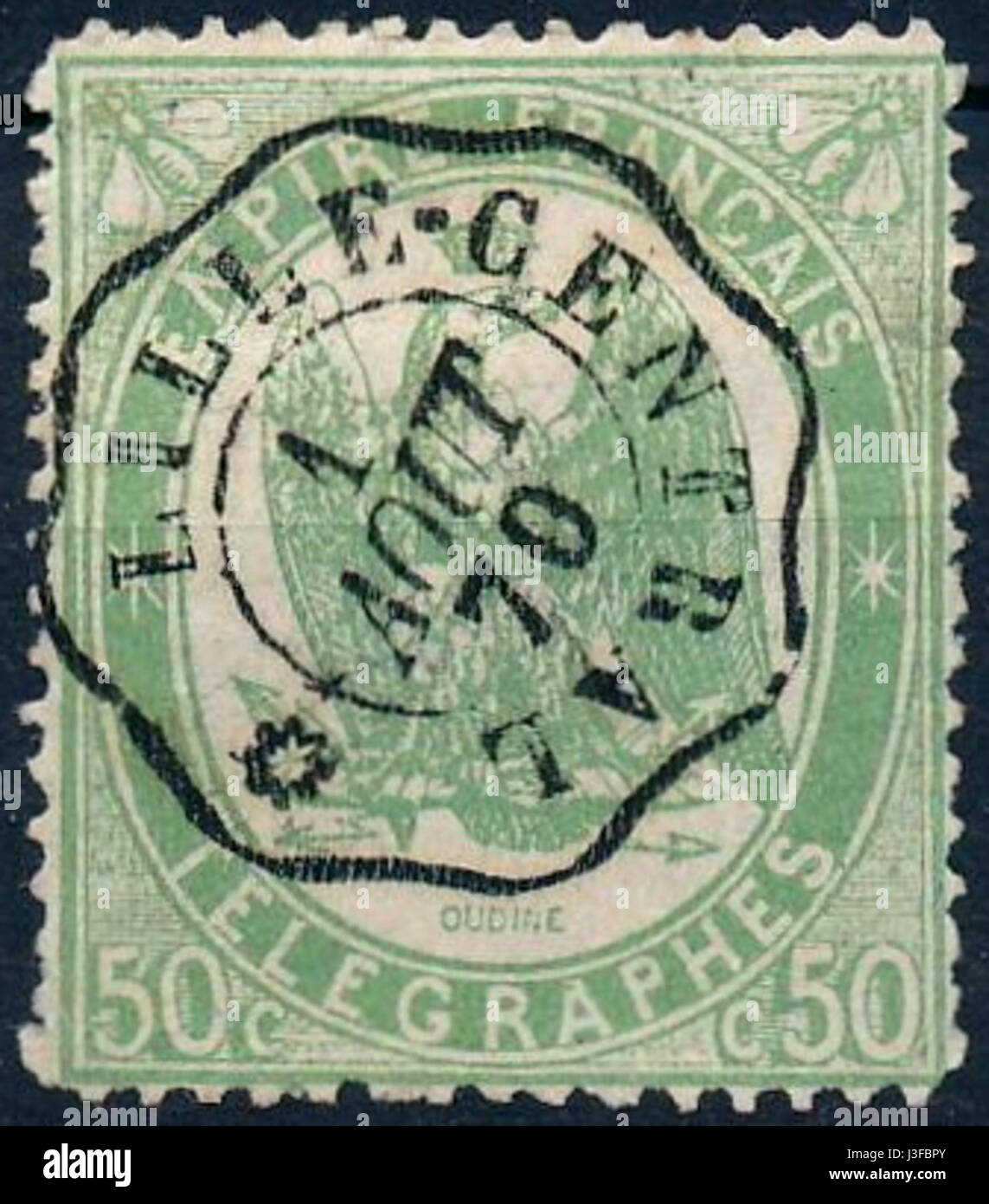 Vintage french stamp hi-res stock photography and images - Alamy