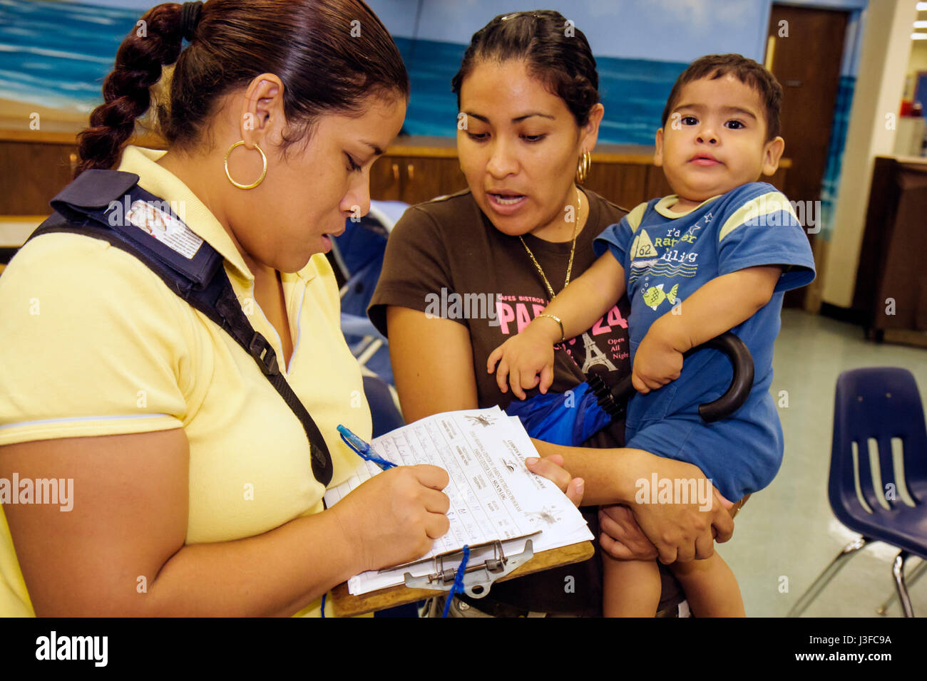 Miami Florida,Comstock Elementary School,Hispanic Parent Outreach Program,woman female women,boy ...