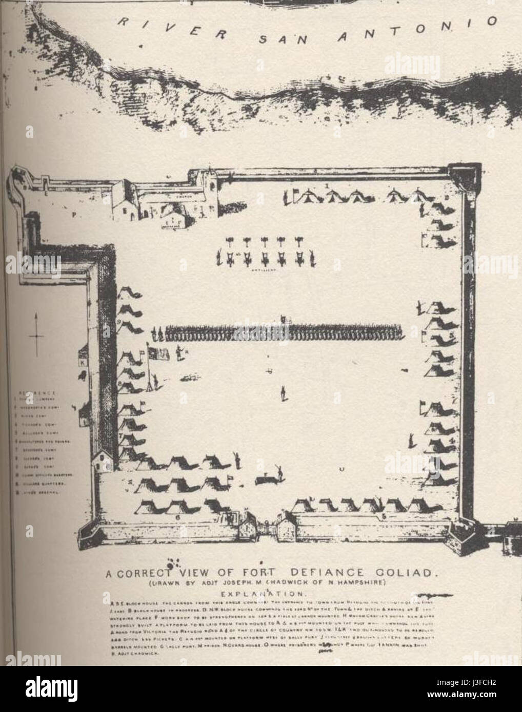 Map of goliad hi-res stock photography and images - Alamy