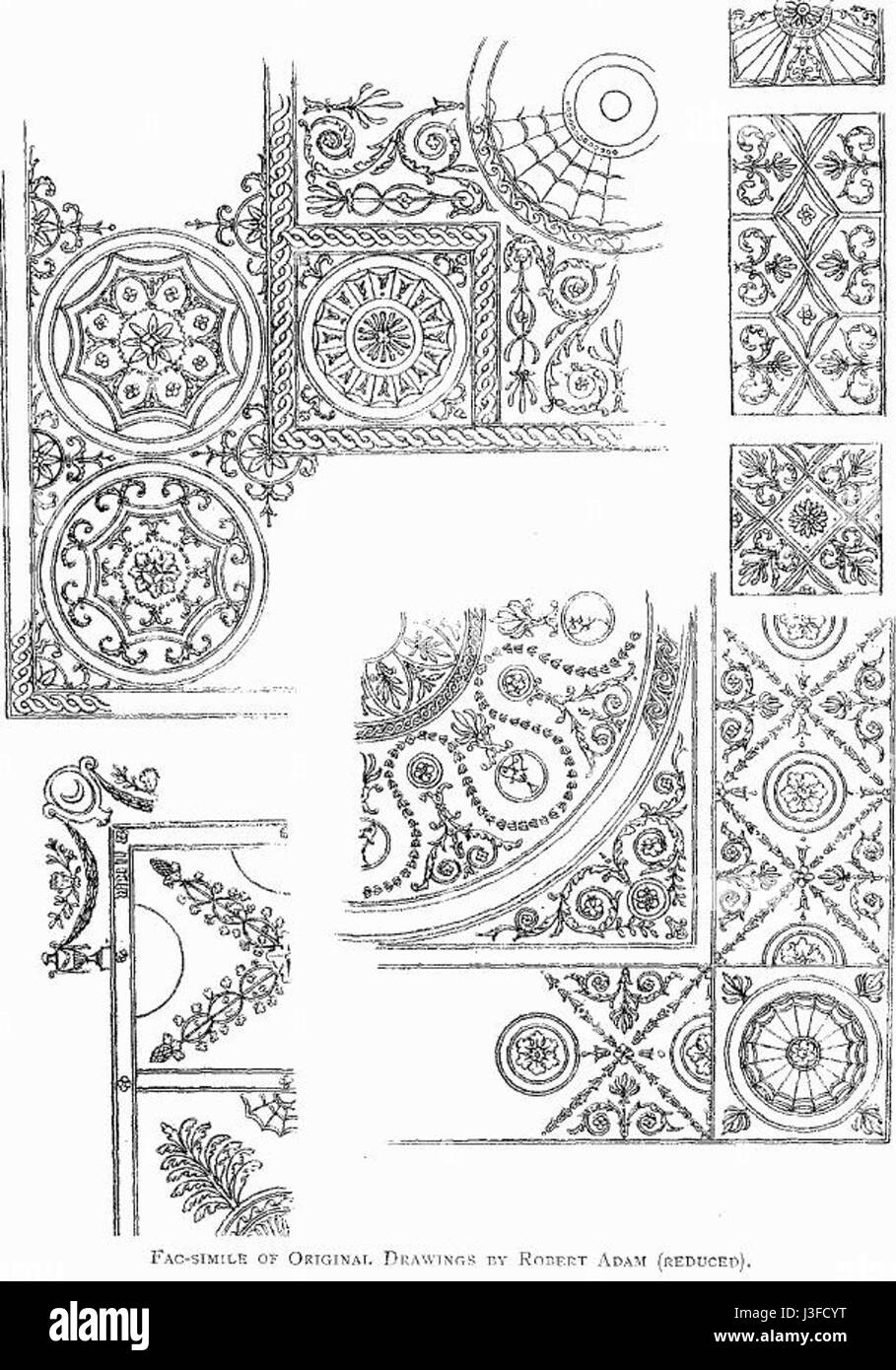 Interior designs drawings Black and White Stock Photos & Images - Alamy