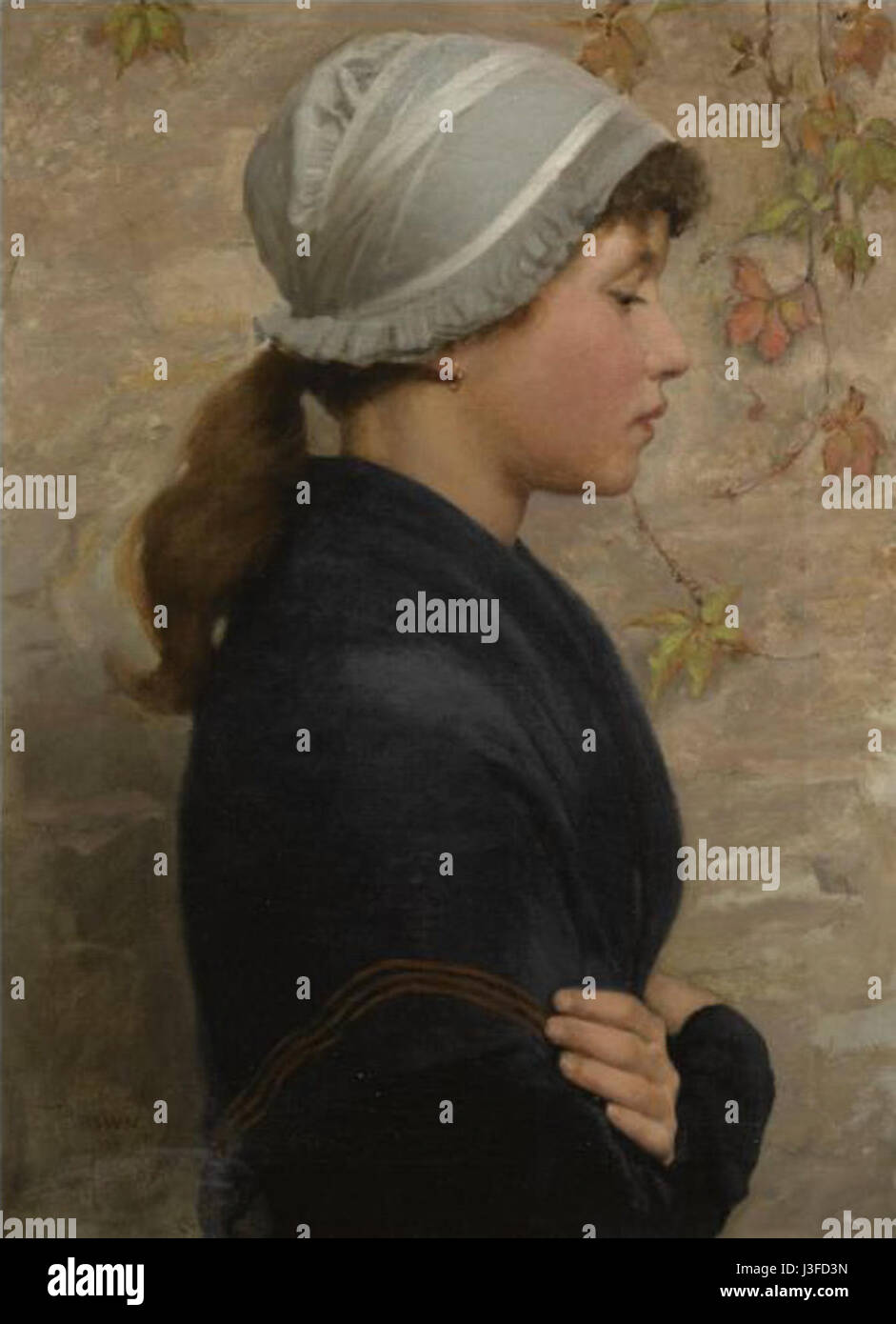 'Little Miss Prim' is a painting by Frederick Brown from 1886 ...