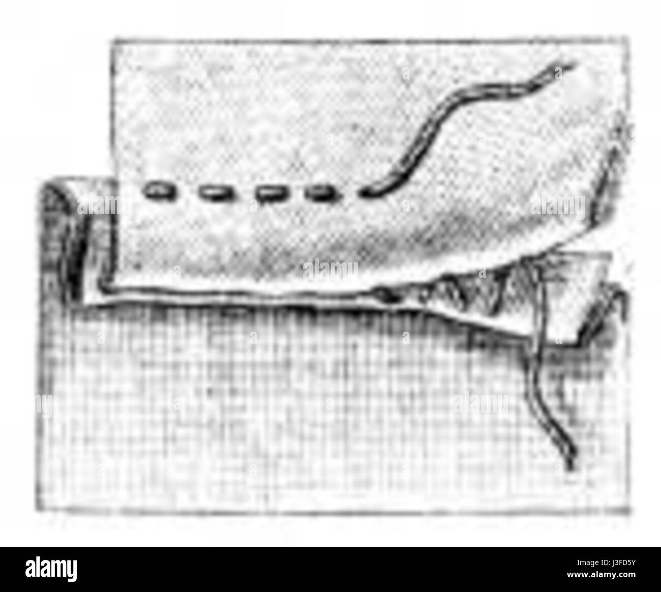 Fig. 15. French double seam Stock Photo - Alamy
