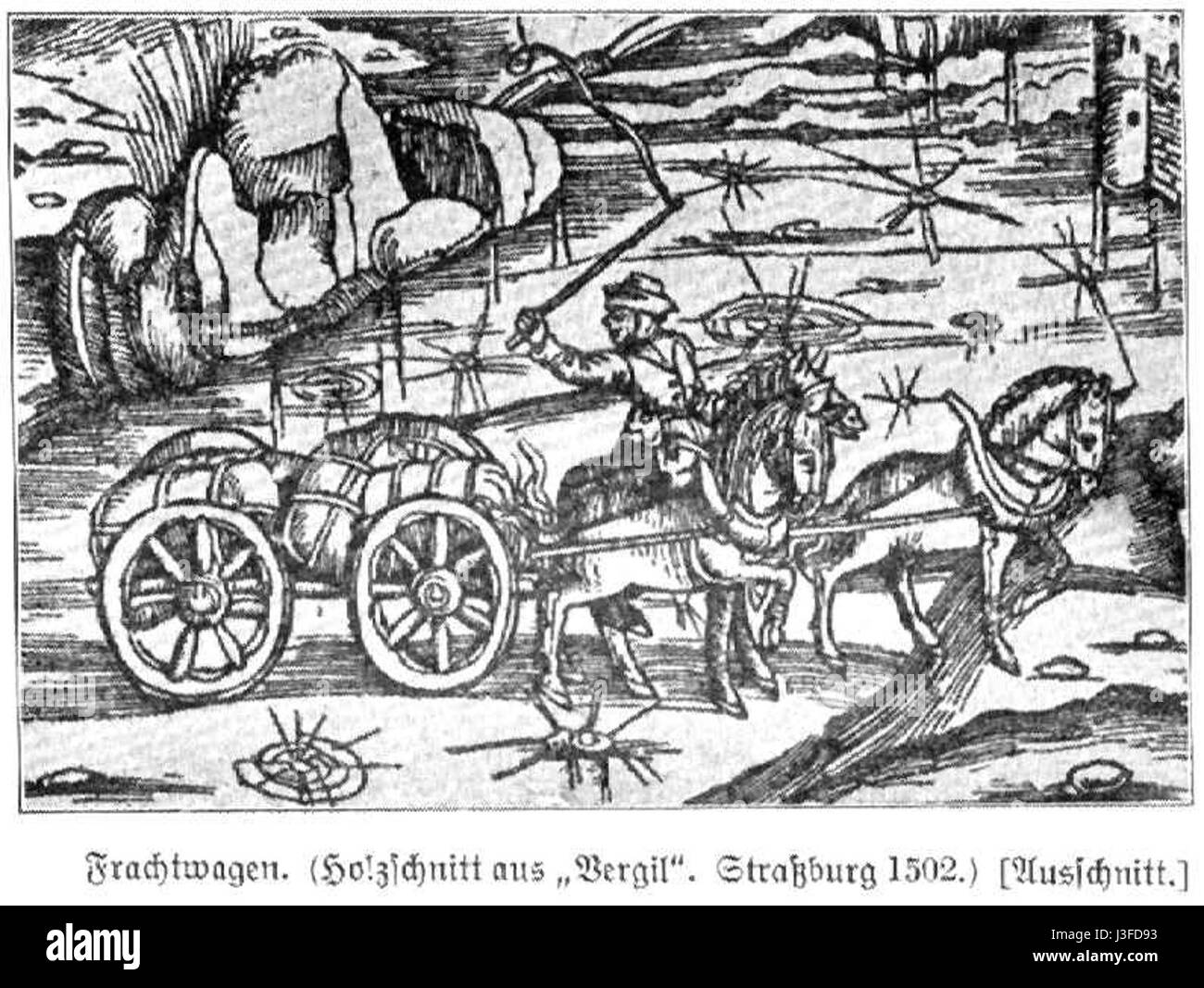 A German word meaning 'freight truck,' representing a mode of transport ...