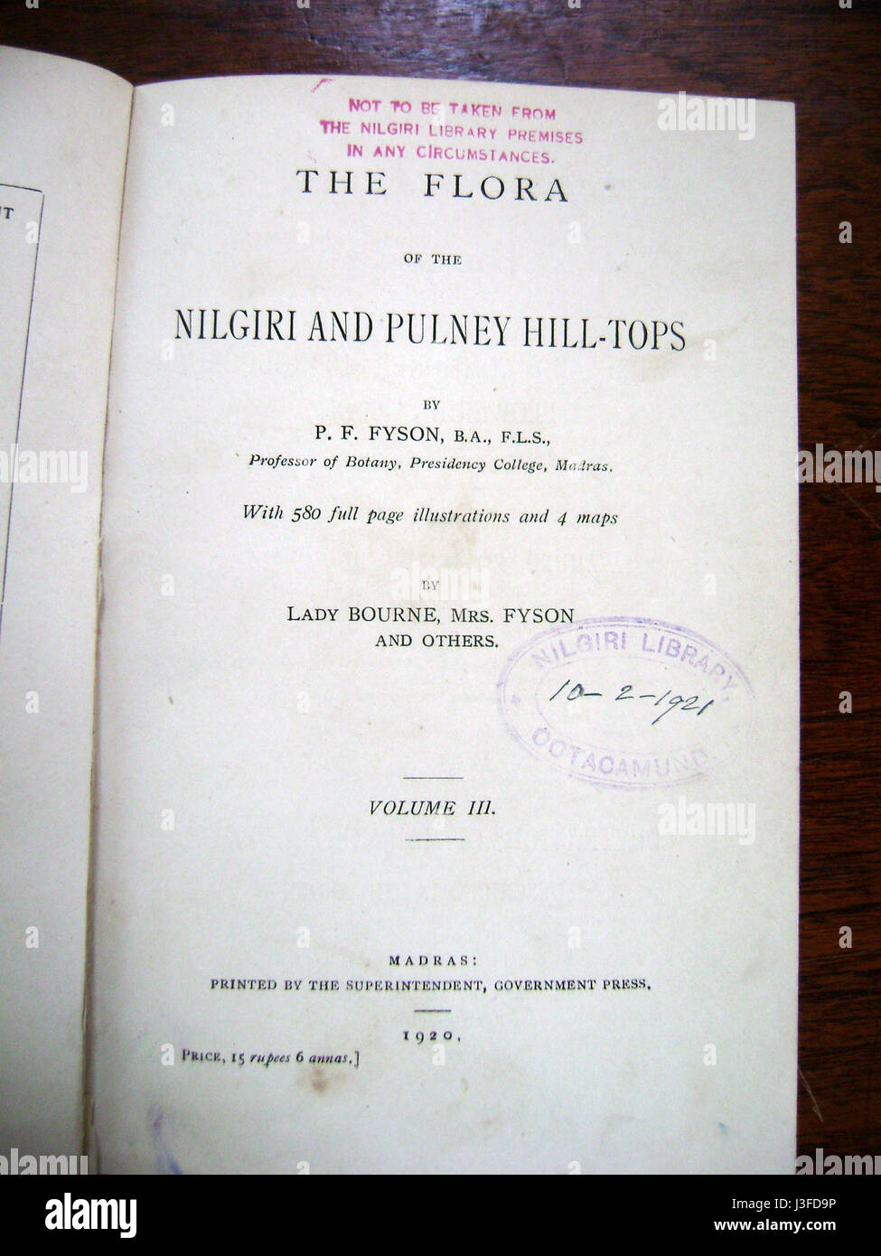 Fyson, Vol. III, 1920 Stock Photo - Alamy