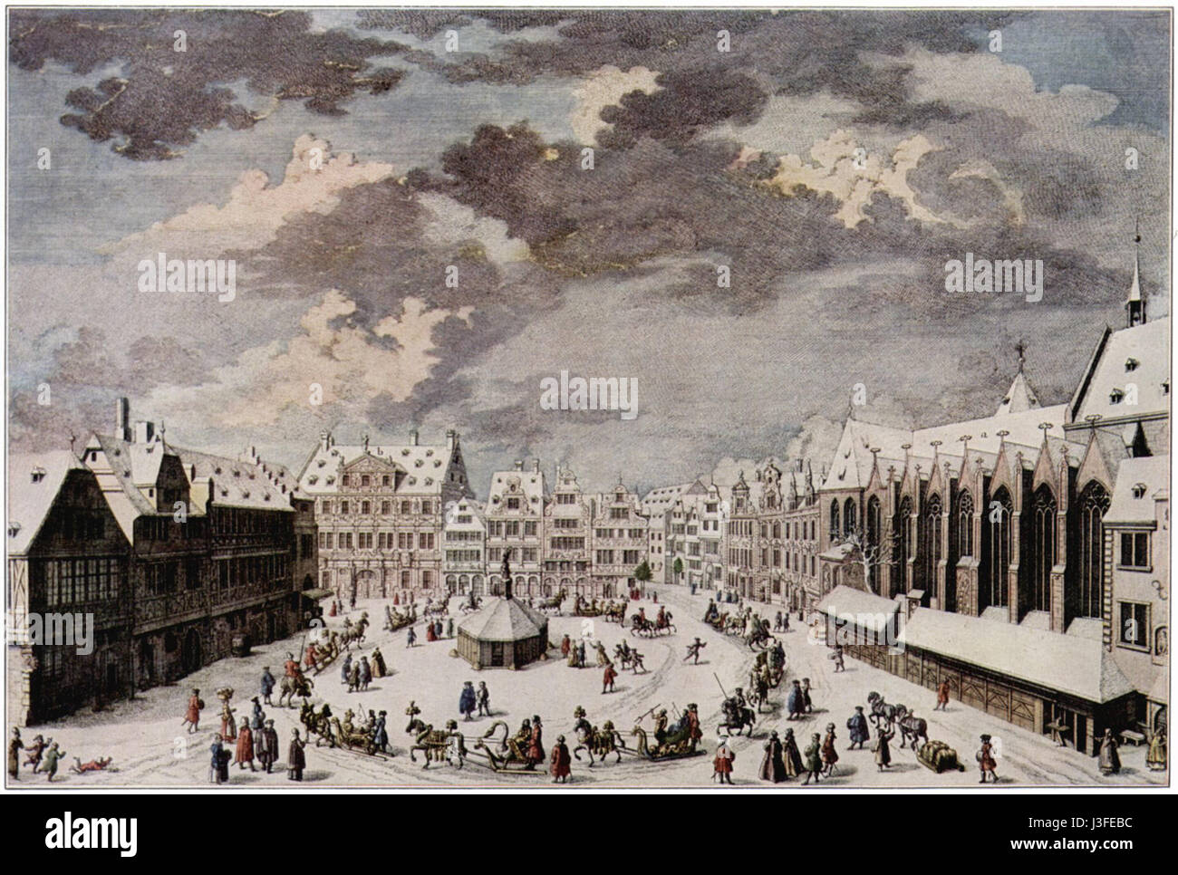 FfM Liebfrauenberg, constructed in 1738, is a historical building ...