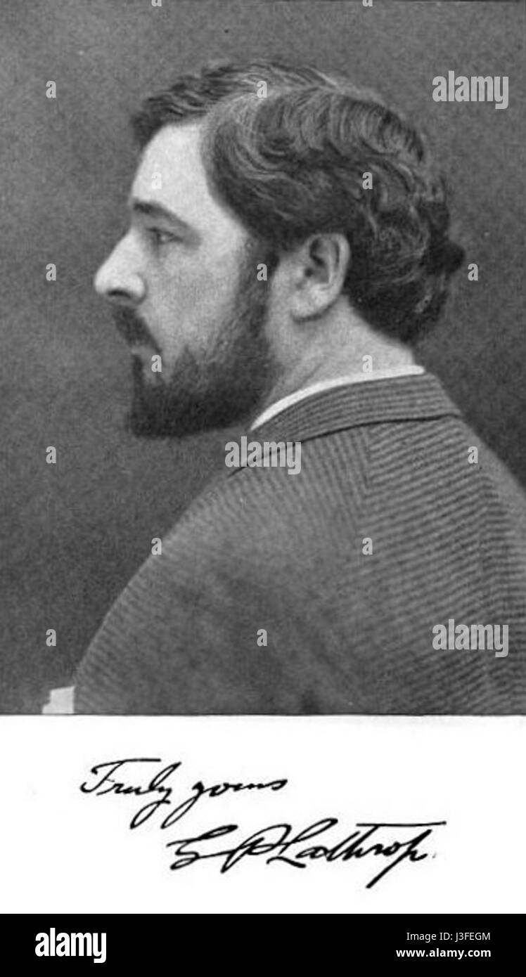 George Parsons Lathrop (1844-1891) was an American author and poet ...