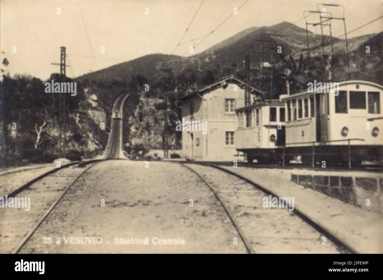 The Ferrovia Vesuviana Stazione Vesuvio is a railway station located ...