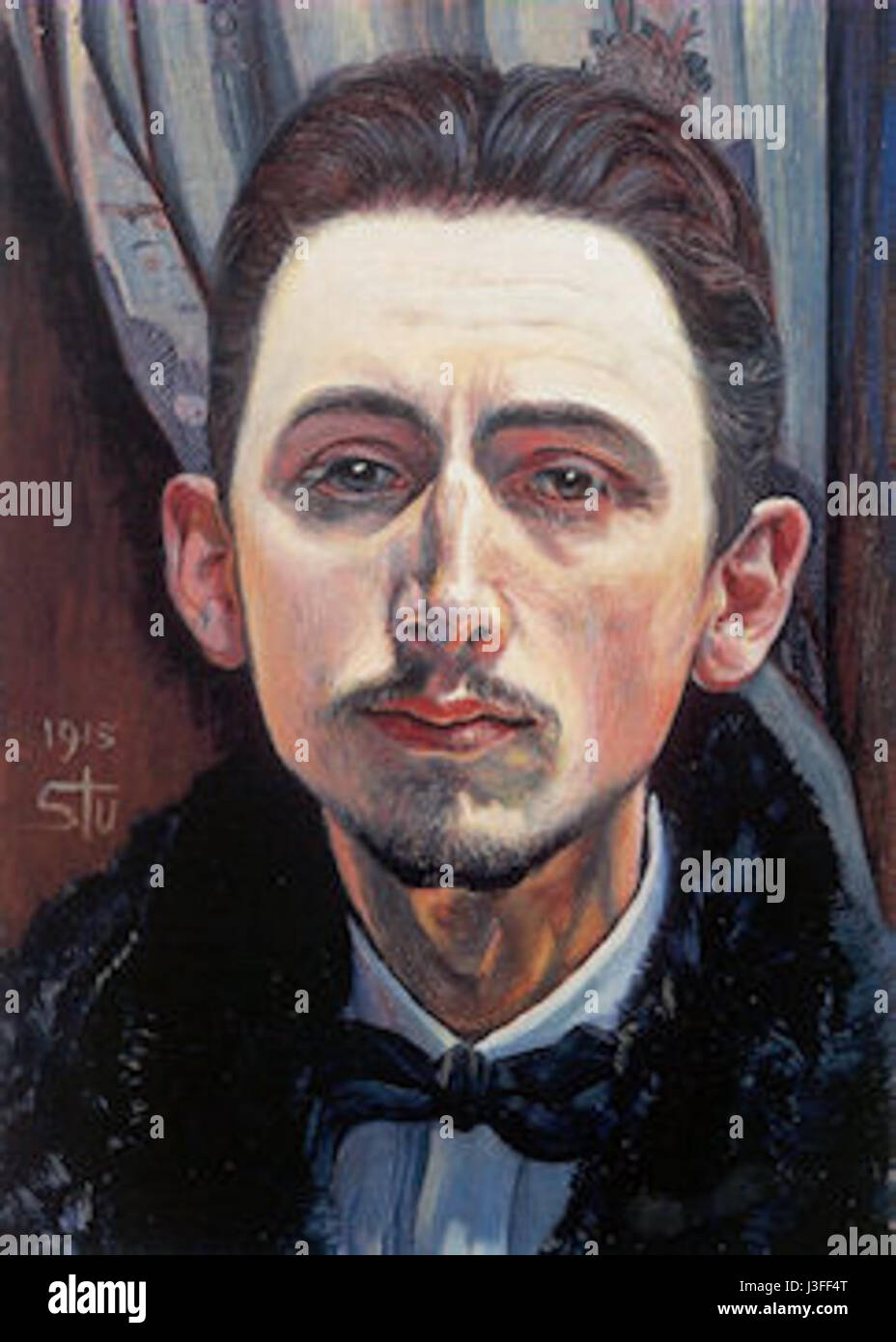 Fritz Stuckenberg's 1915 self-portrait (Selbstbildnis) captures the ...